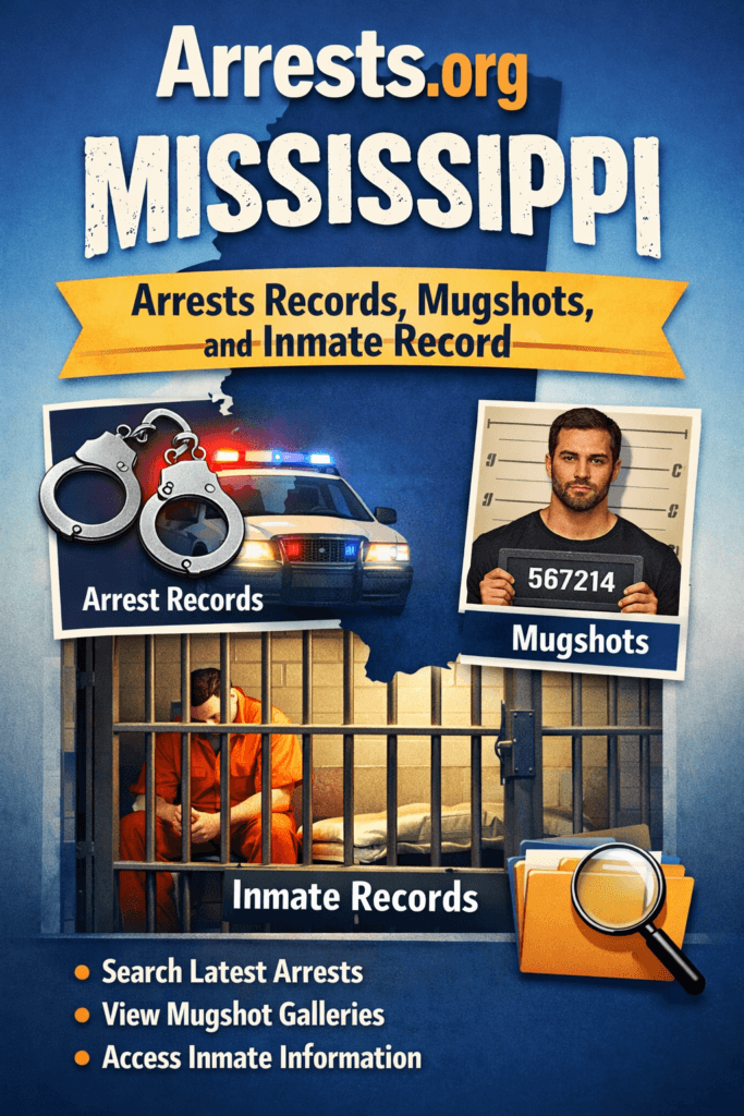 Arrests.org Mississippi Arrests Records, Mugshots, and Inmate Record