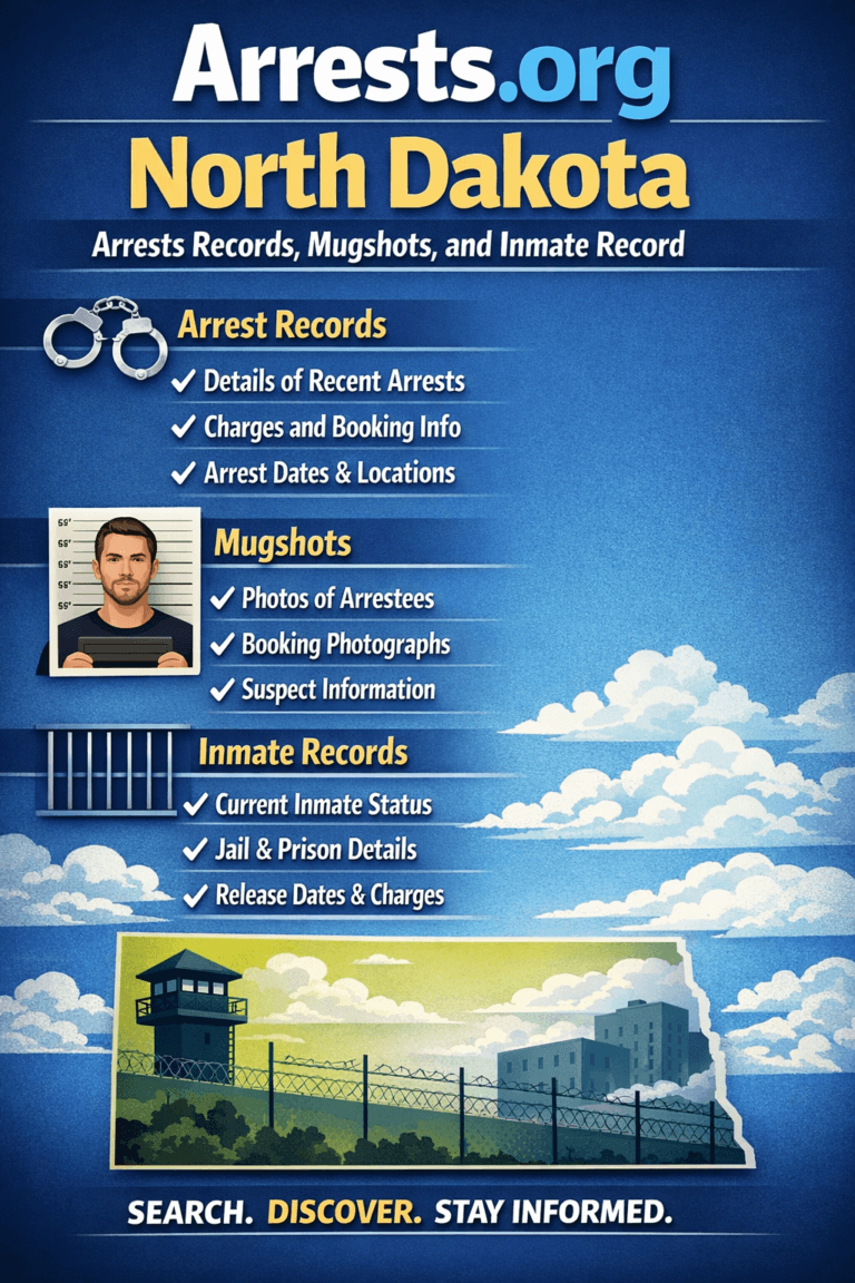 Arrests.org North Dakota Arrests Records, Mugshots, and Inmate Record