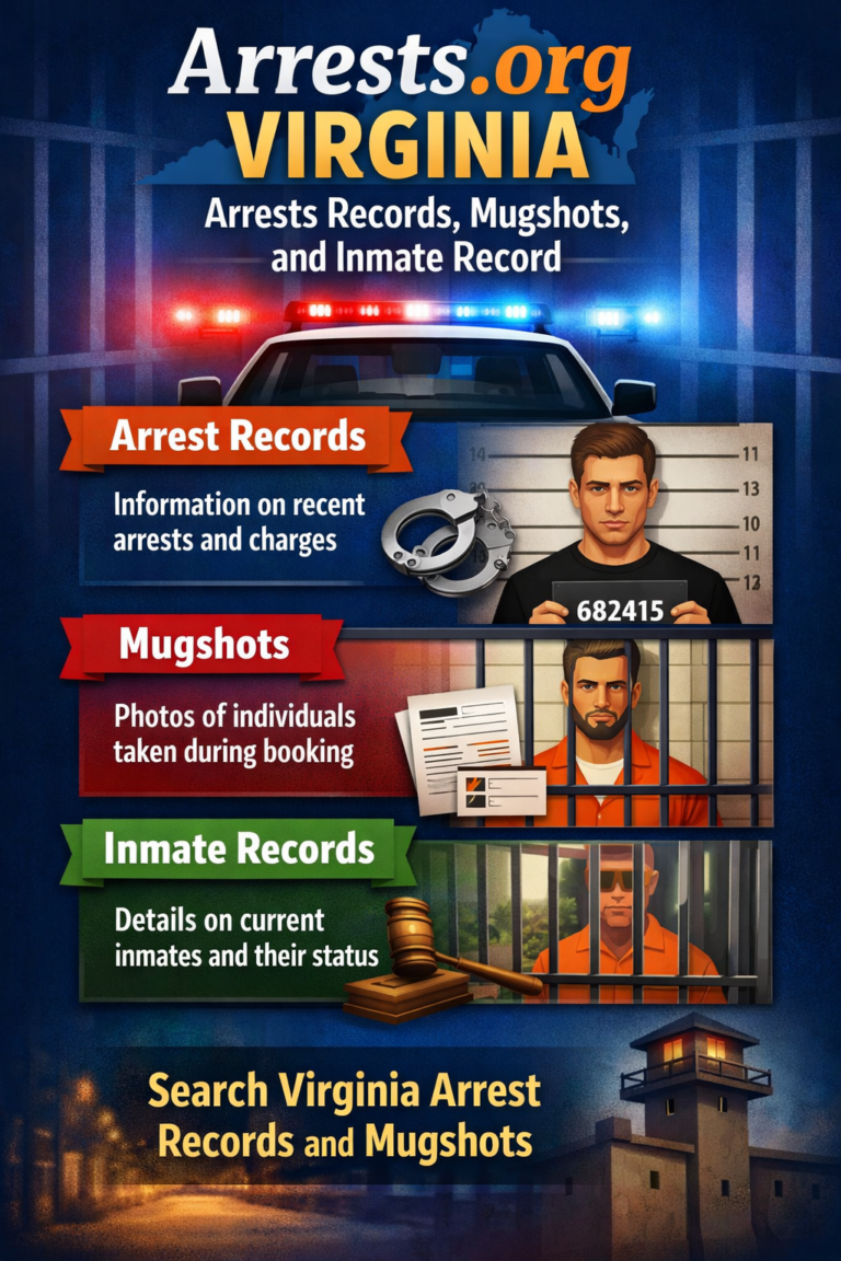 Arrests.org Virginia Arrests Records, Mugshots, and Inmate Record